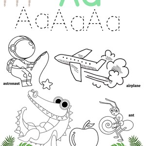 ABC Coloring Booklet - Etsy
