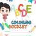 ABC Coloring Booklet - Etsy