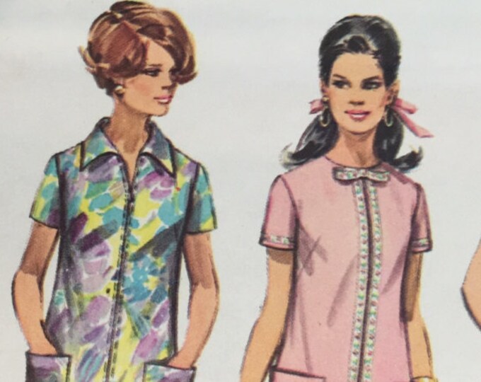 1960S Sewing Pattern Simplicity 8285 Dress Misses' and Half Sizes Size ...
