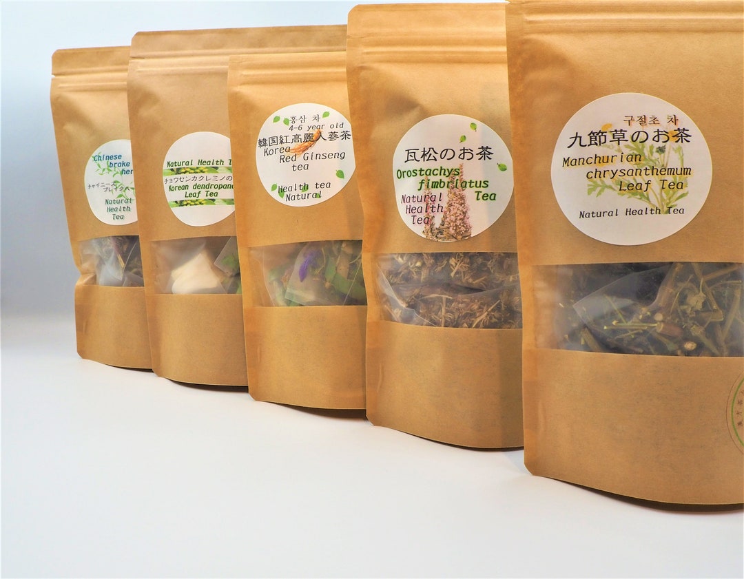 5 Types of Tea【orostachys Japonica,chinese Brake Herb, Korean ...