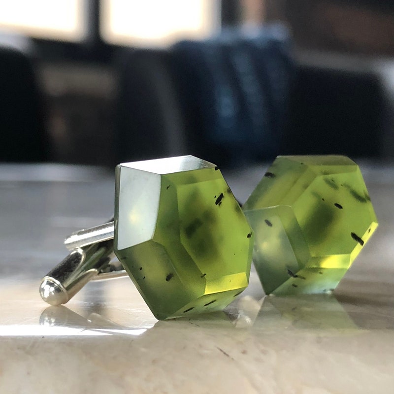 Gemstone Cufflinks - Etsy