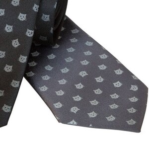 Orange Tabby Cat Tie, Ginger Cat. Cat Face Necktie, Cat Dad Gift. Tiny ...