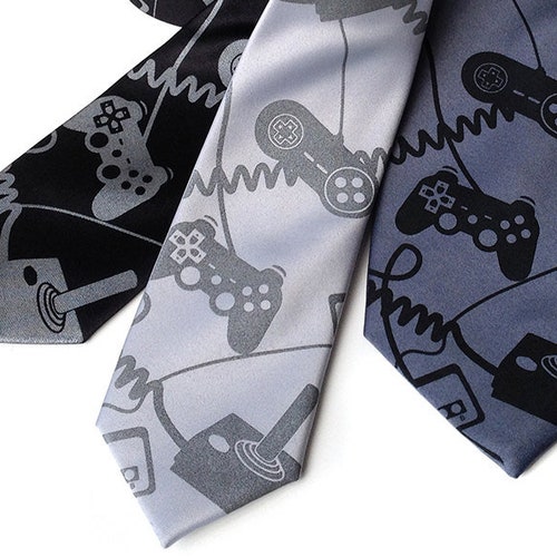 Video Game Controller Necktie. Joystick Necktie. Gamer Gift. - Etsy Canada