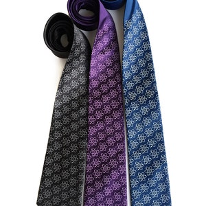 Atom Tie. Atomic Model Mens Necktie, Science Teacher Gift, Doctor ...