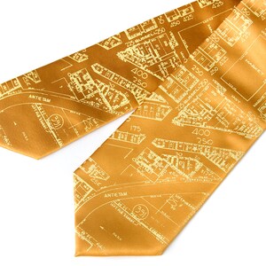 Detroit Tie. Historic Eastern Market Map Necktie. Made in Michigan ...