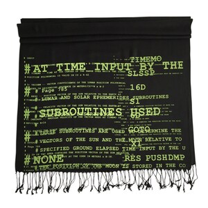 NASA Apollo 11 Source Code Scarf. Apollo 11 50th Anniversary, Computer ...
