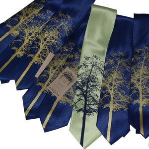 Mountain Aspen Necktie. Aspen Tree Tie. Aspen Wedding, Garden Wedding ...
