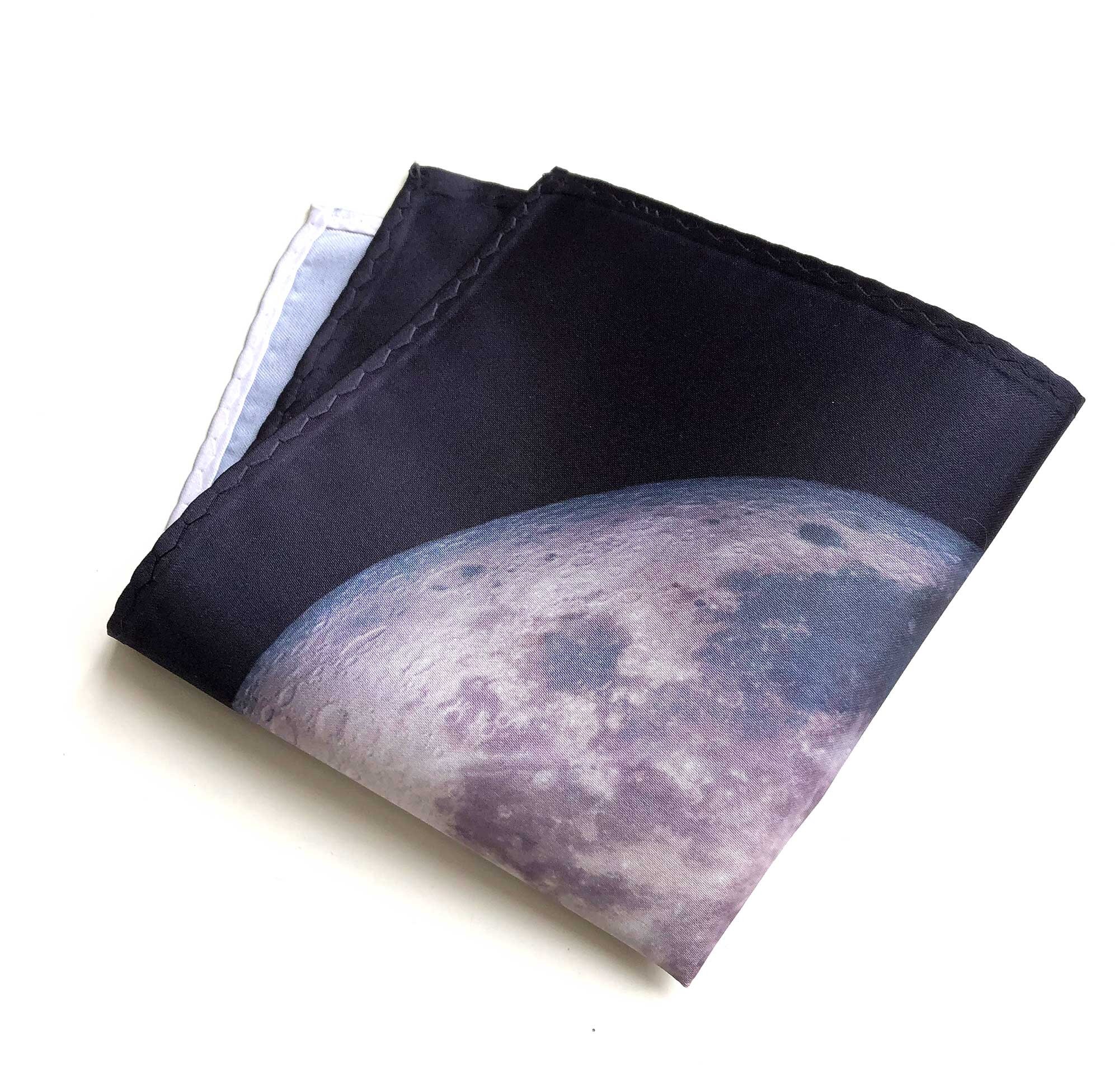 Moon Pocket Square. Night Sky NASA pocket square. Astronaut | Etsy
