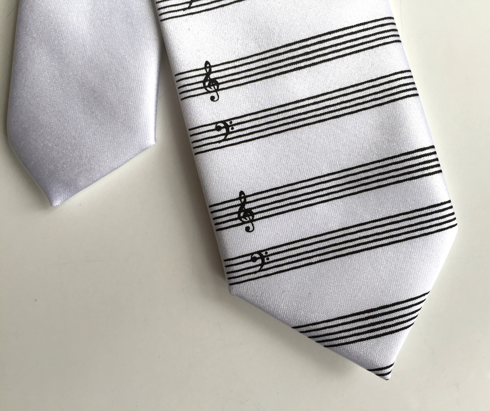 Sheet Music Tie, Music Manuscript Paper. Musician Mens Necktie ...