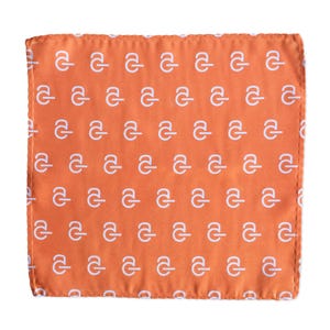 Custom Initial Wedding Pocket Square, Handwritten Pretty Script ...