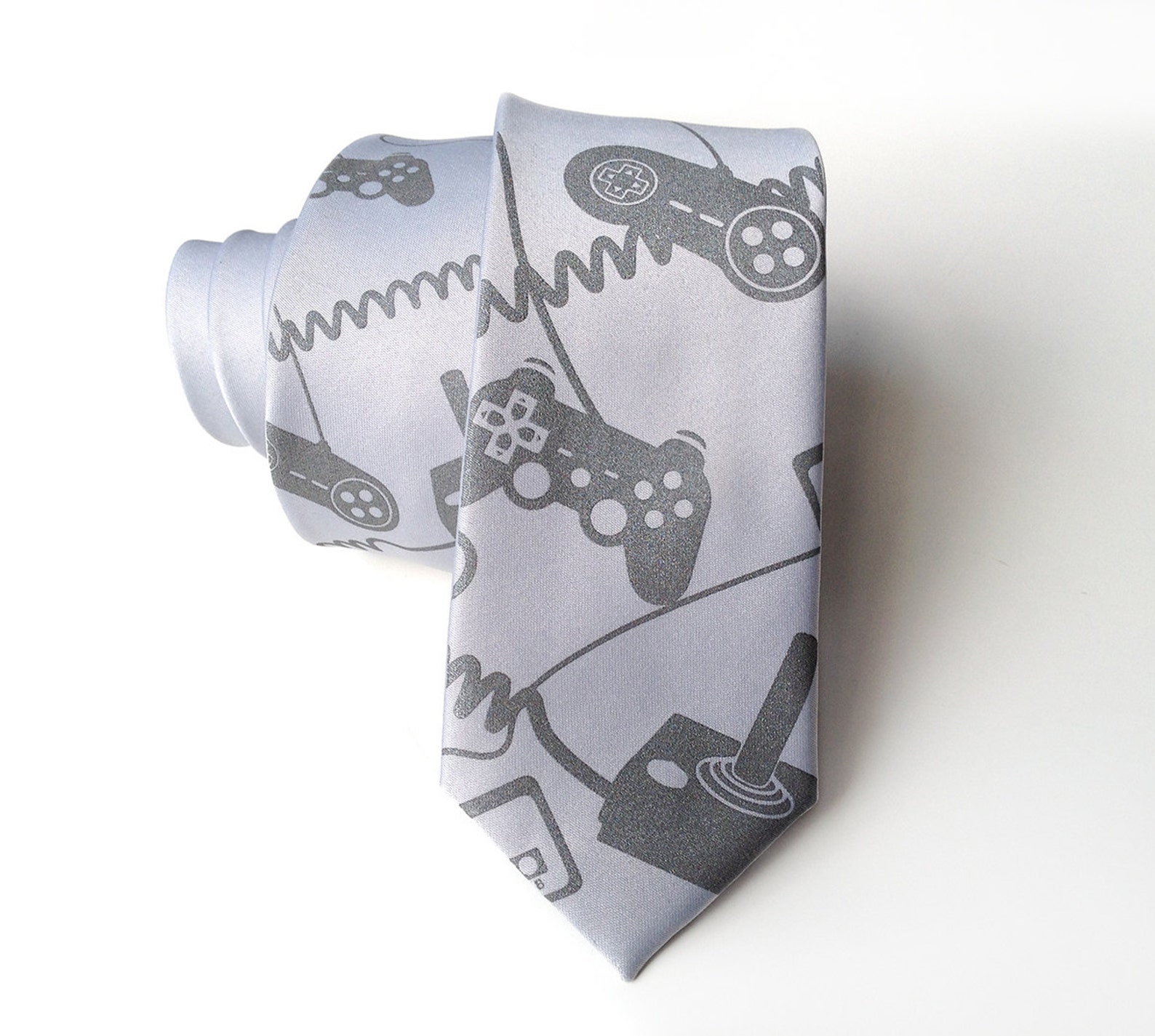 Video Game Tie. Game Controller Men's Necktie. Geek Chic Gaming Gift ...