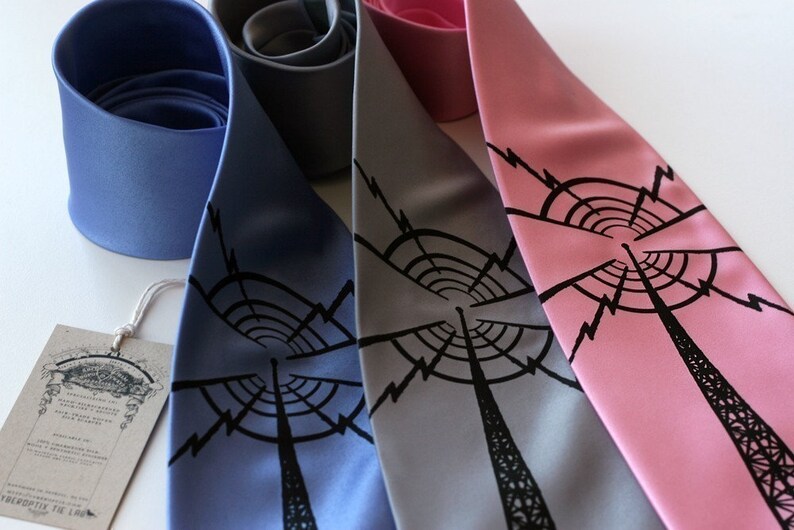Transmitter Tower Necktie, Amateur Radio, Ham Operator, on Air Signal ...