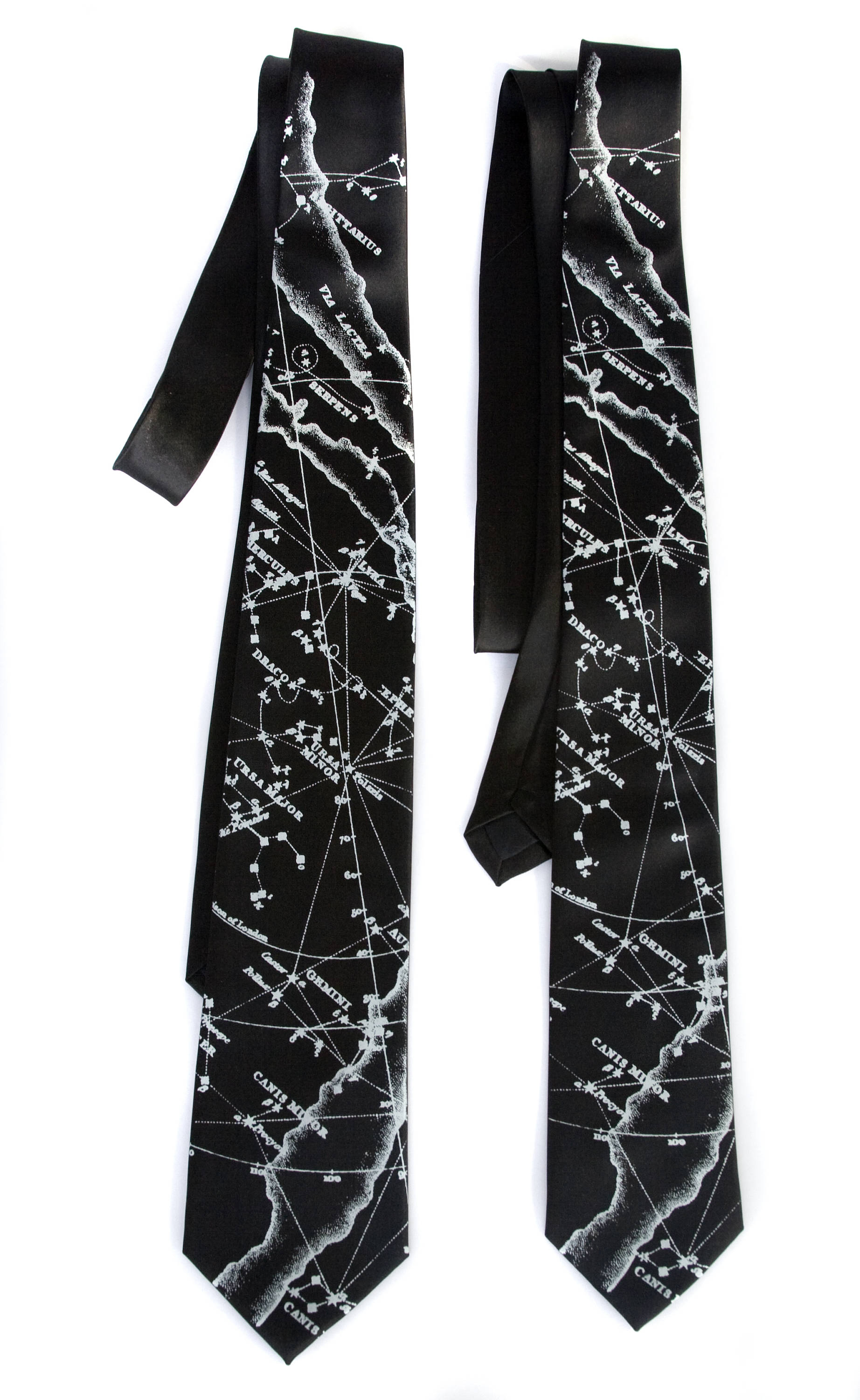 Galaxy Necktie. Night Sky Constellation Print Tie. Men's Celestial ...