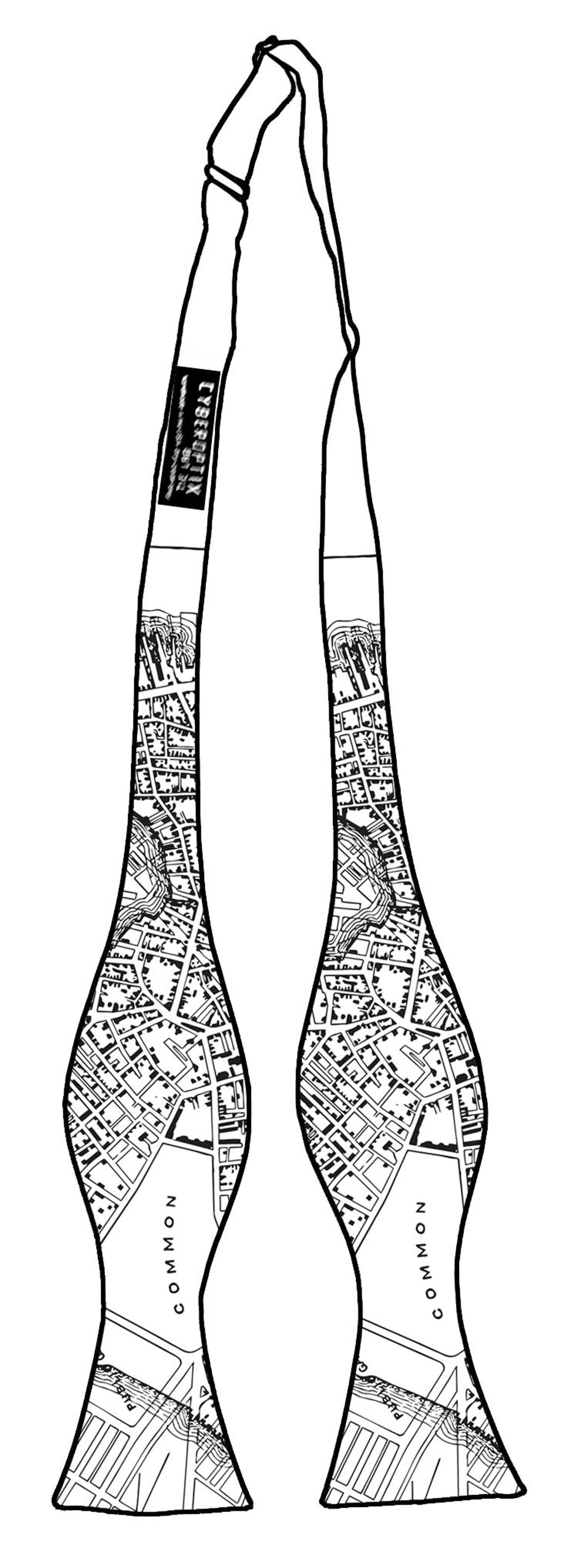 Boston Bow Tie. City of Boston Map, Mens Self Tie Bow Tie. Boston Map ...