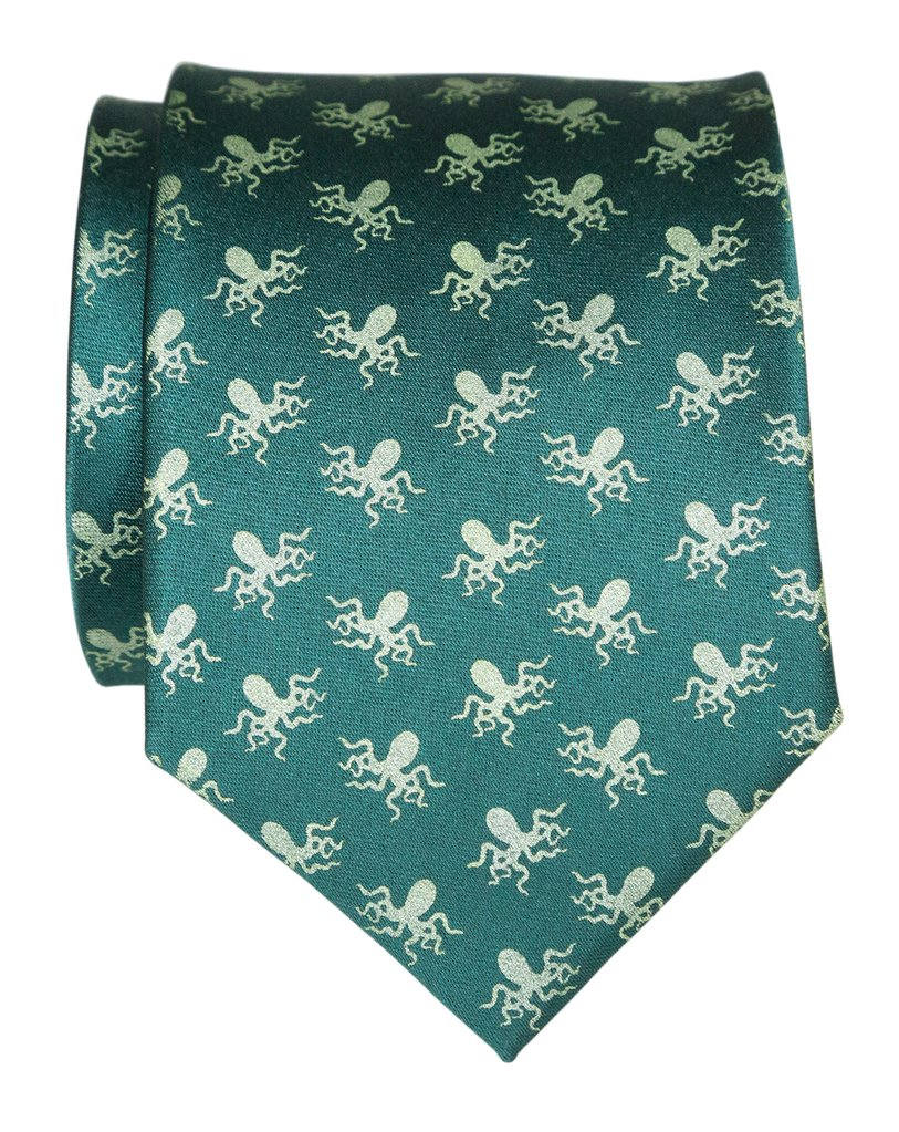Octopus Necktie. Tiny Octopus Print Tie. Lovecraft, Cthulhu, Kraken ...