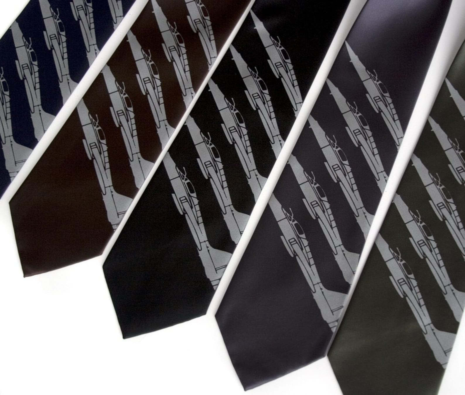 Airplane Necktie Airline Pilot Gifts for Him. Air Force | Etsy