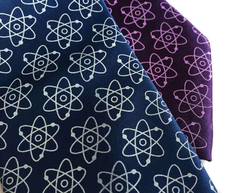 Atomic Print Necktie. Atoms Tie. Molecule Atom Print Science - Etsy