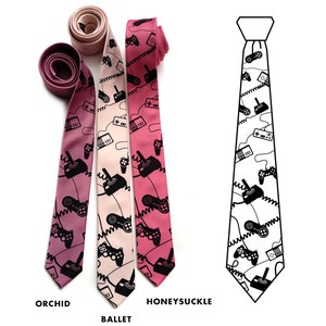 Video Game Controller Necktie. Joystick Necktie. Gamer Gift. "control ...