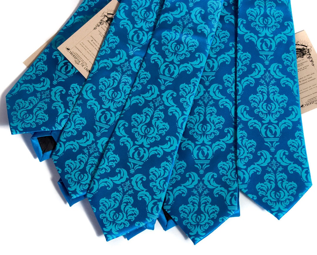 5 Wedding Ties Set. Five Matching Wedding Neckties, for Groomsmen Gifts ...