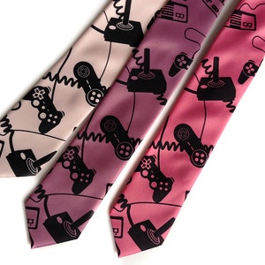 Video Game Controller Necktie. Joystick Necktie. Gamer Gift. "control ...
