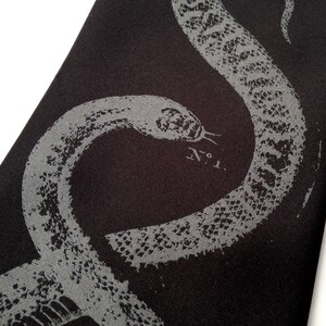 Snake Necktie. Reptile Tie Snake Tie Men's Necktie. Zoology Herpetology ...