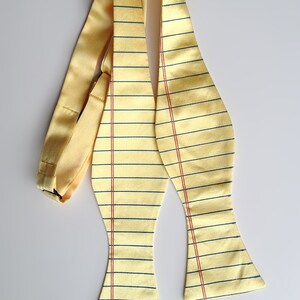 Legal Pad Bow Tie. Yellow Lined Paper Bow Tie. Perfect Lawyer, Legal ...