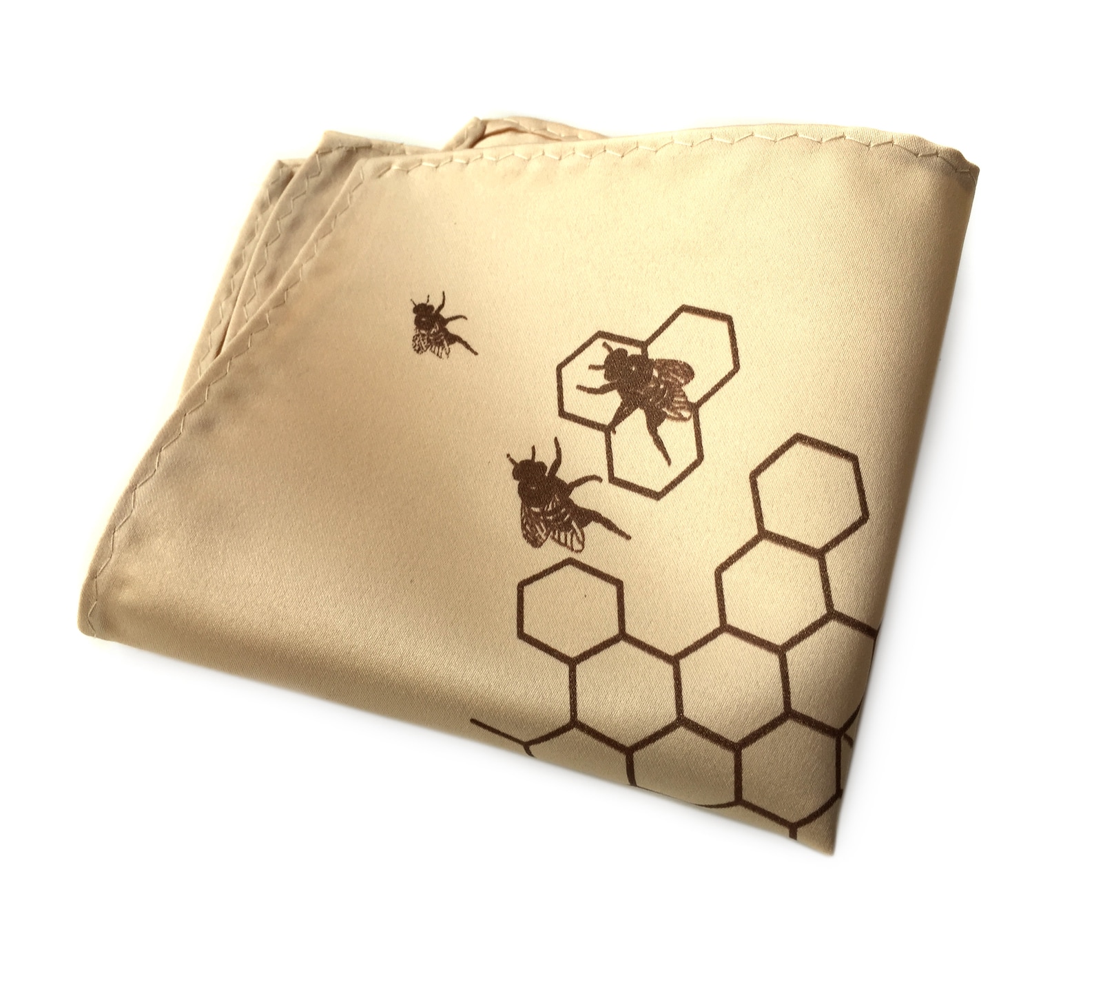 Bee Pocket Square, Bee Hive Pocket Square. Honey Bees, Bee Gifts ...