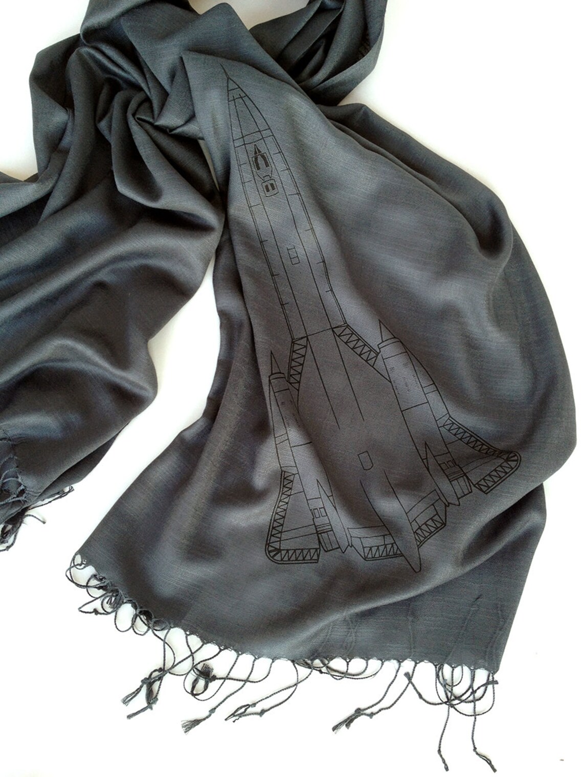 SR-71 Blackbird Scarf. Lockheed Blackbird Aircraft Pilot Gifts for Him ...
