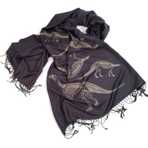 Dinosaur Scarf. Scelidosaurus Fossil Bones Paleontology - Etsy