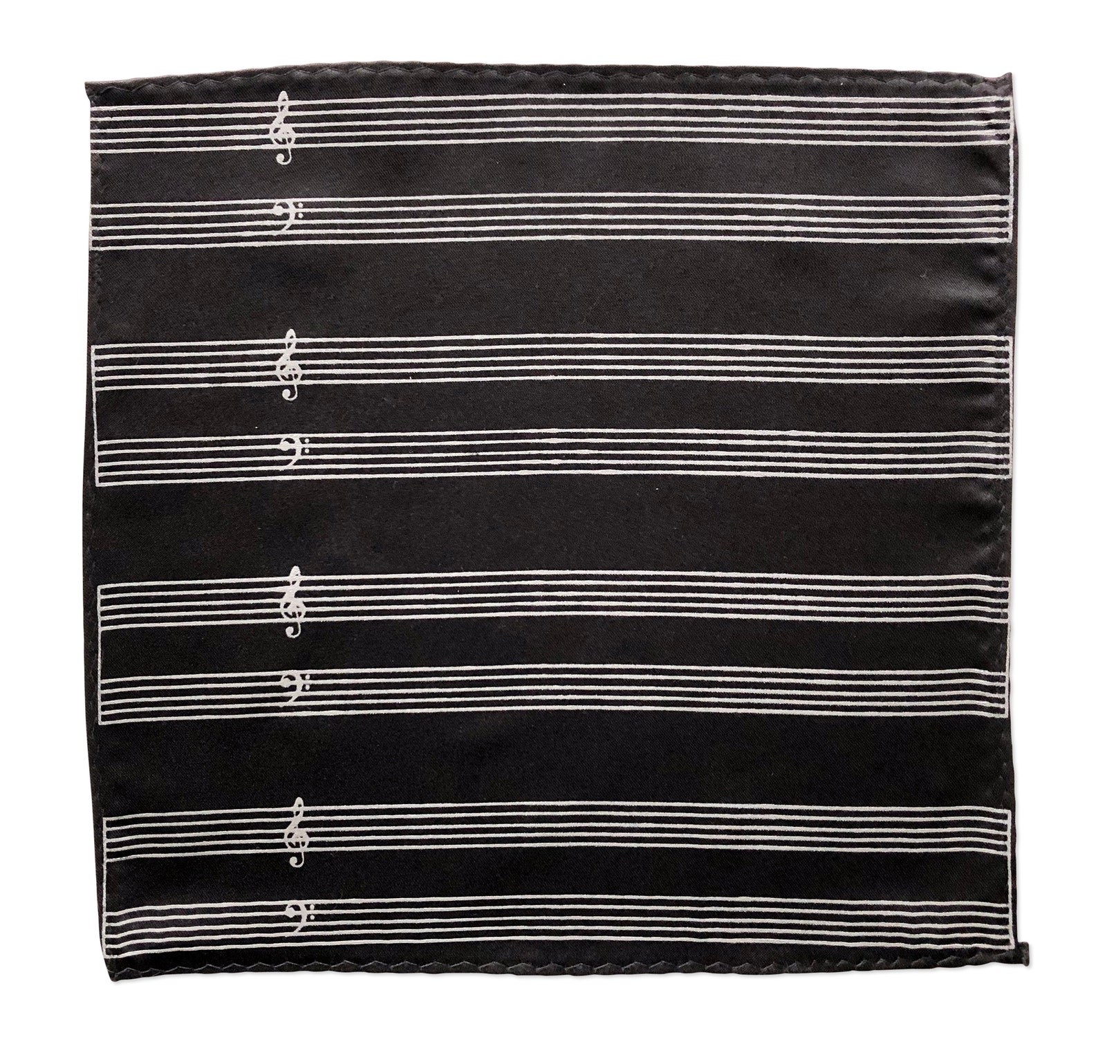 Sheet Music Pocket Square. Music Manuscript Paper Men's - Etsy