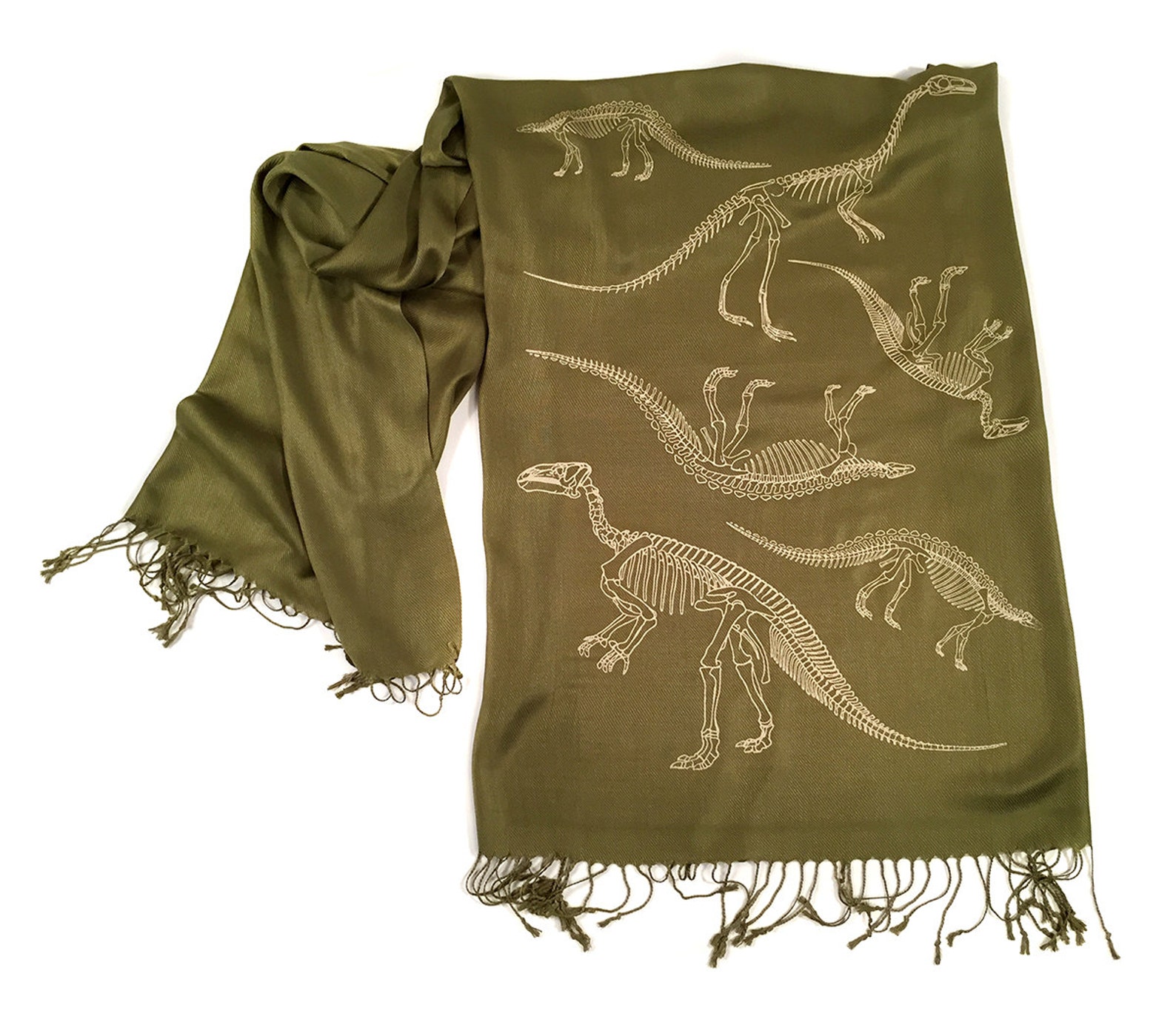 Dinosaur Scarf. Scelidosaurus Fossil Bones Paleontology - Etsy