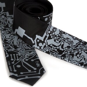 Circuit Board Necktie, Short Circuit Tie. Computer Science, Geek Gift ...