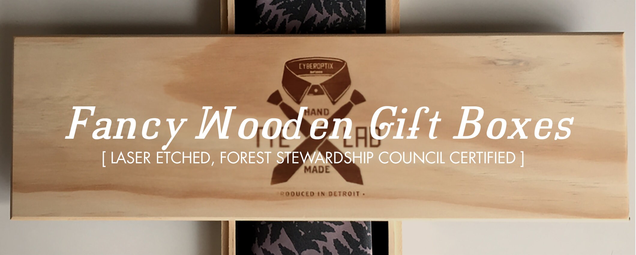 Wood Necktie Box Velveteen Lined. Laser Engraved Wood Tie | Etsy