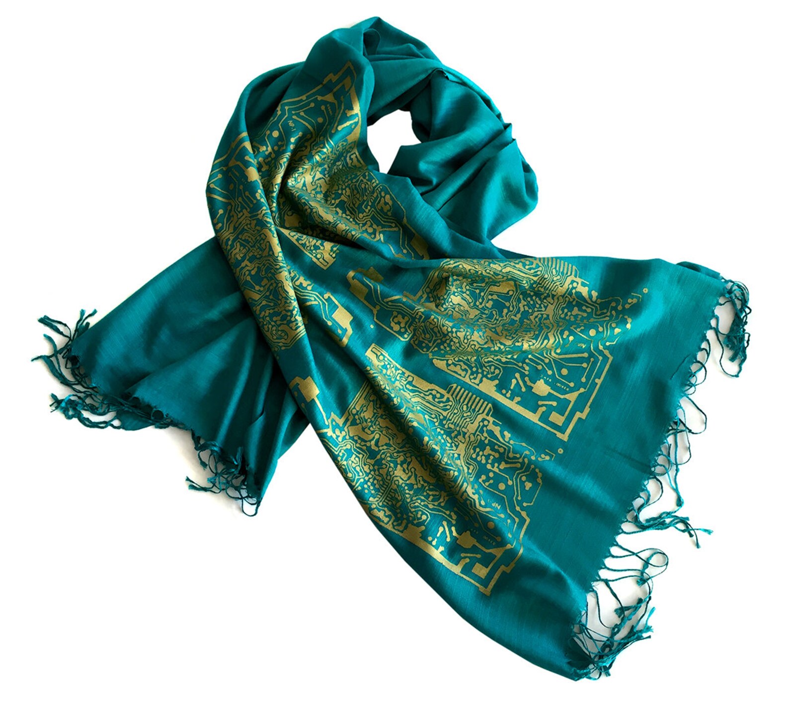 Circuit Board Scarf. Computer Science, Electrical Engineering Gift. for ...