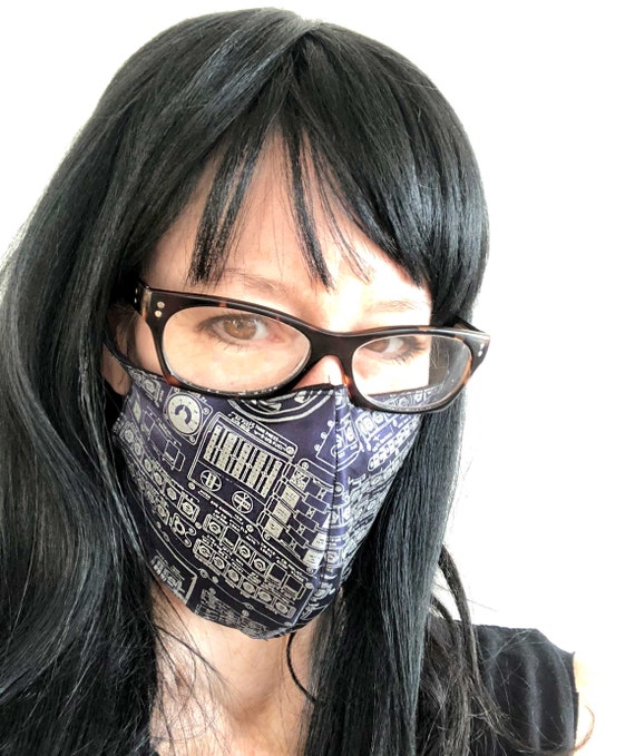 Apollo Cockpit Face Mask NASA adjustable fabric face cover. 2 | Etsy