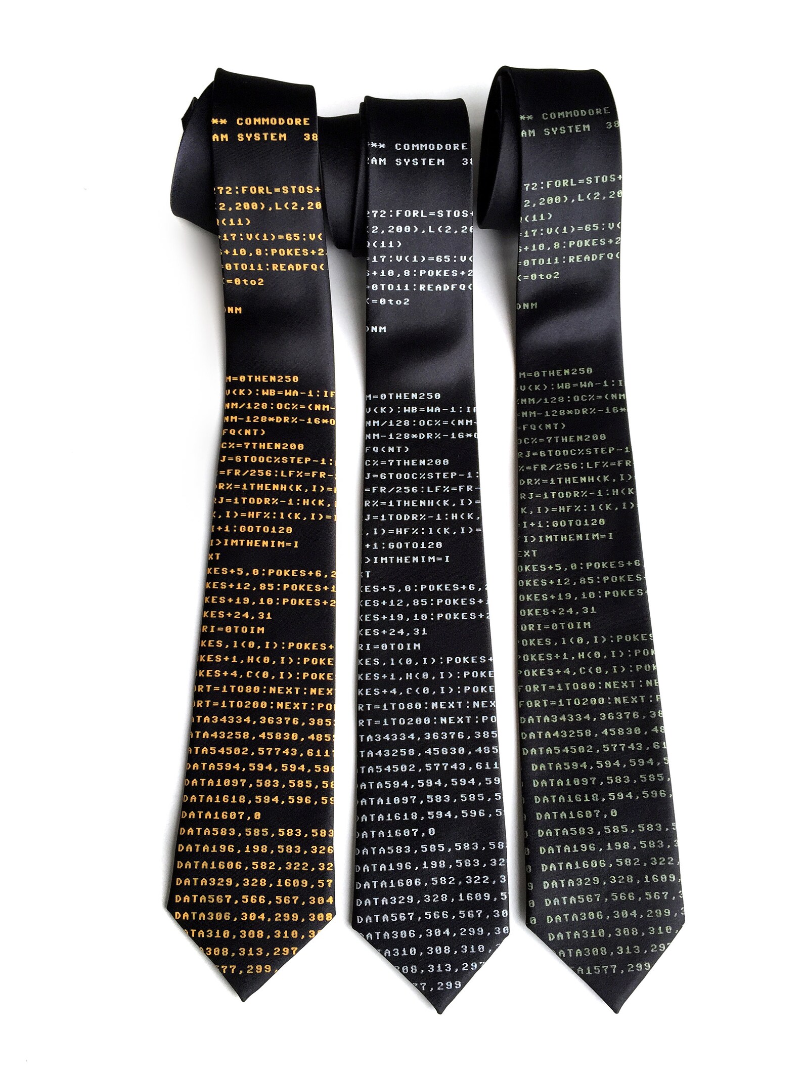 Commodore 64 Necktie. C64 Tie BASIC Code Print. Engineering Gift for ...