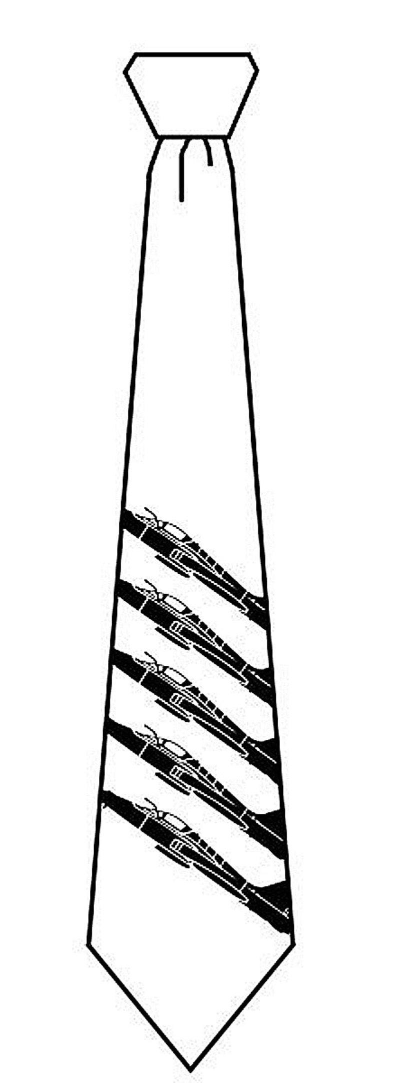 Plane Stripe Silkscreen Silk Necktie. Fighter Jet Print. Steel - Etsy