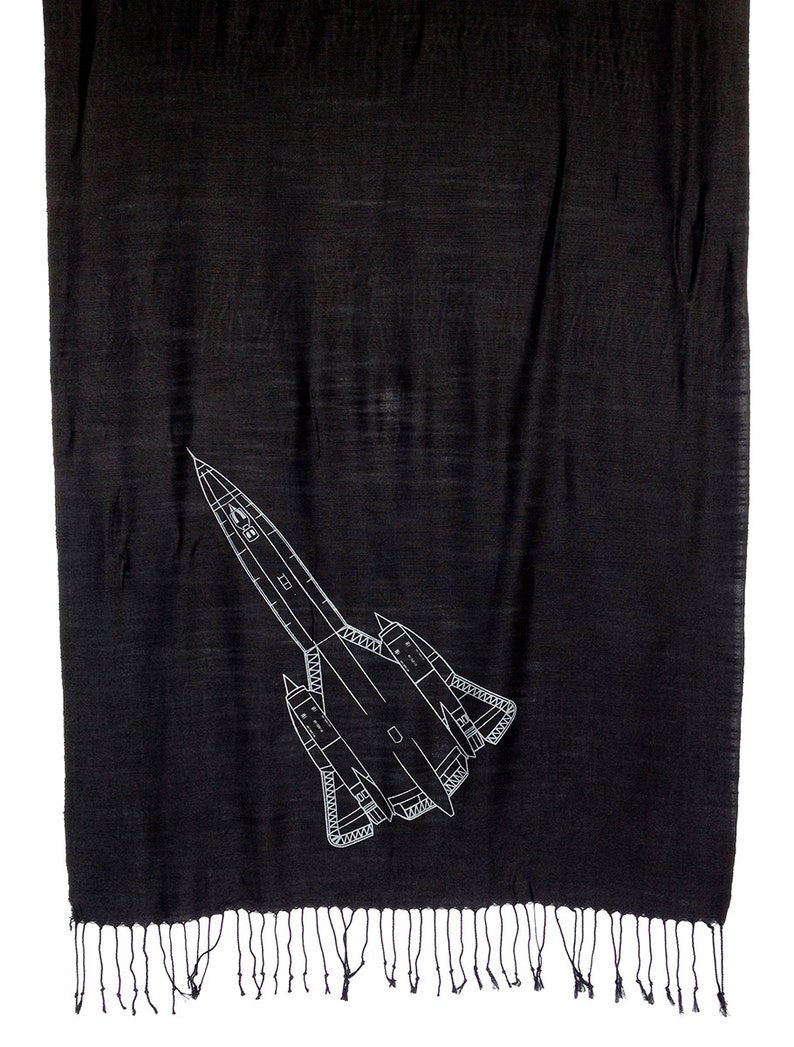 SR-71 Blackbird Scarf. Lockheed Blackbird Aircraft Pilot Gifts for Him ...