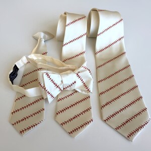 Baseball Necktie. Baseball Stitching Men's Tie. Gift for Baseball ...