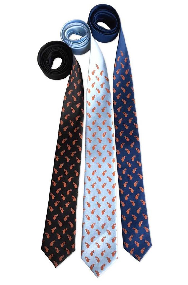 Koi Fish Tie Goldfish Print Mens Silk Necktie. Koi Pond Gift. | Etsy