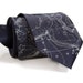 Map Print Tie. Topographic Map, Contour Map, Mens Silk Tie. Nautical ...