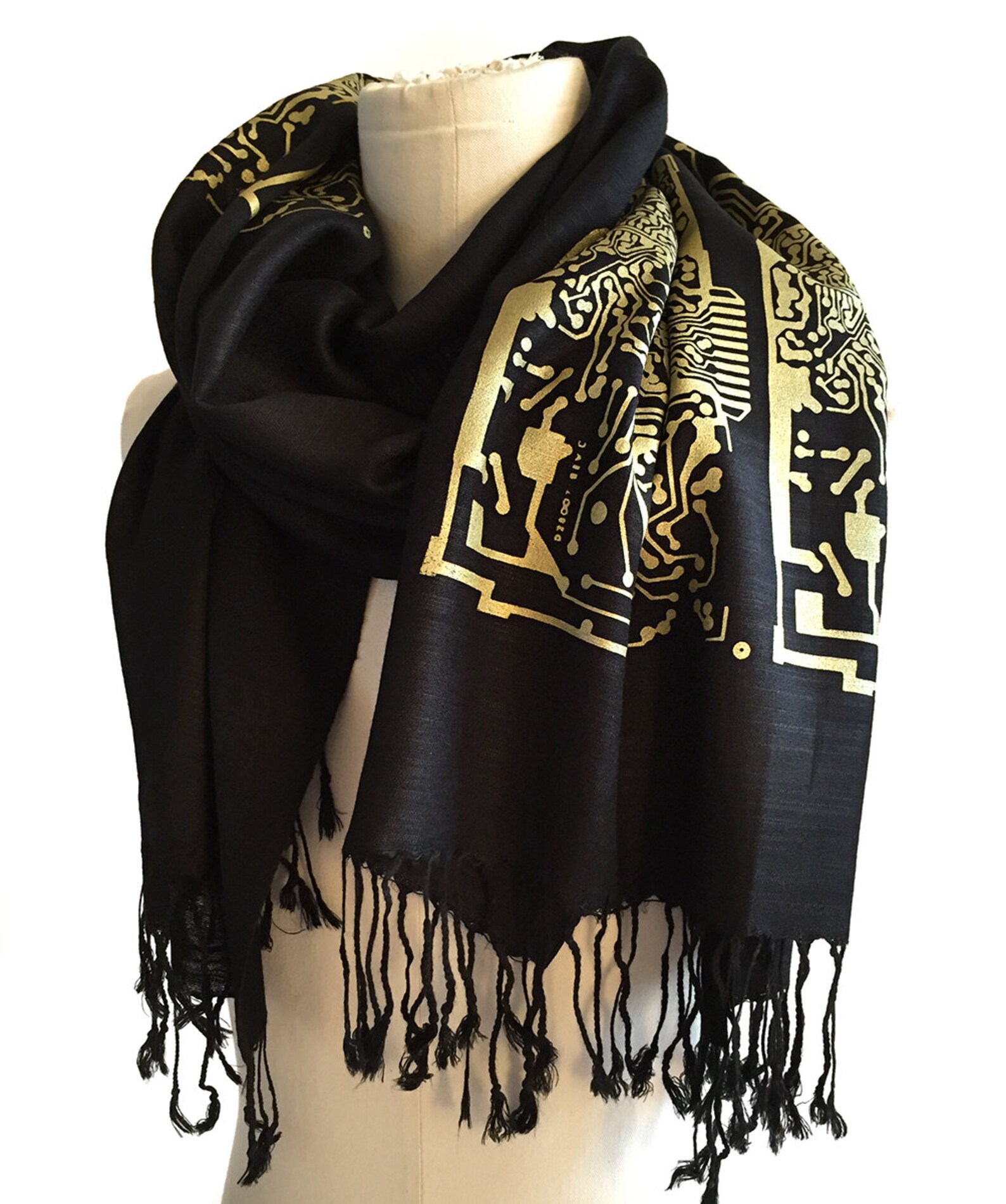Circuit Board Scarf. Computer Science, Electrical Engineering Gift. for ...