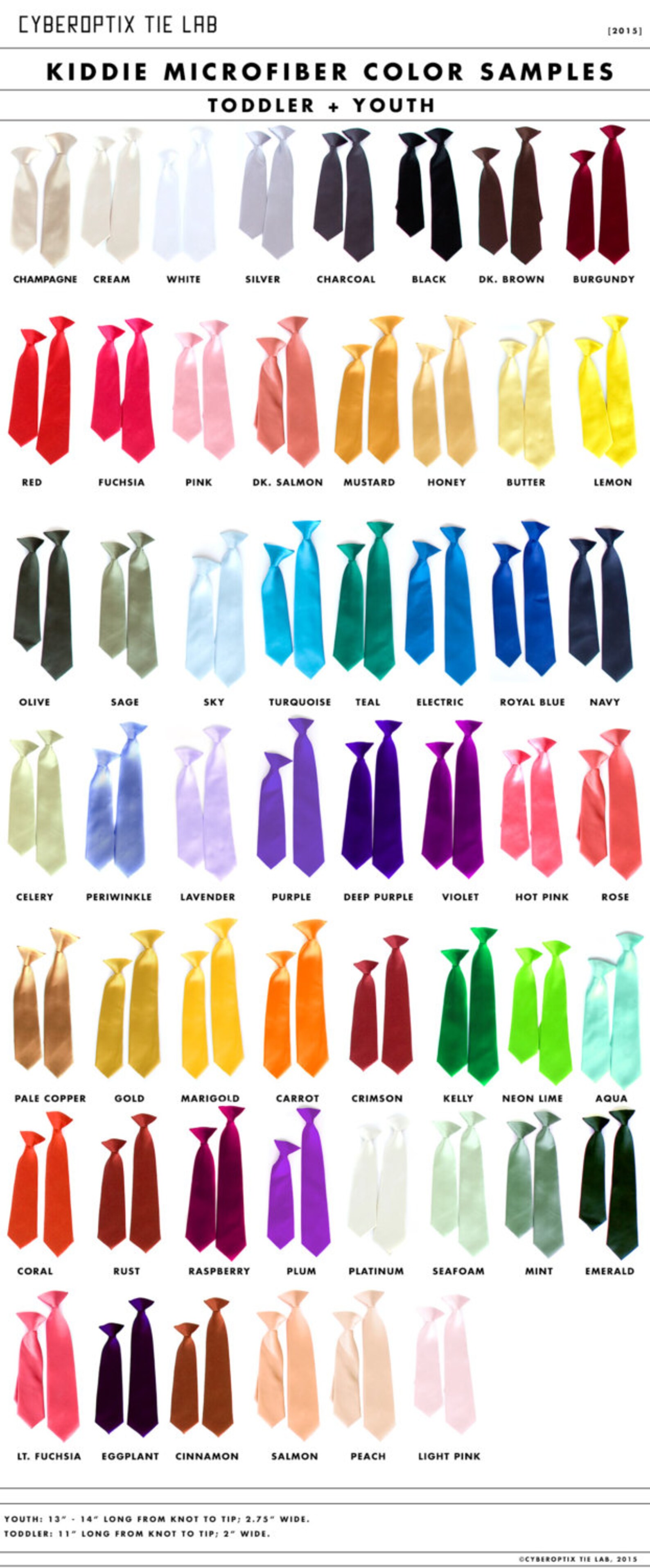 8 Fabric Only Microfiber Necktie Swatch Samples. Color Matching Card ...