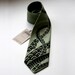 Squid Tie, Cthulhu Tentacles & Suckers. Octopus Necktie. Sage and Black ...