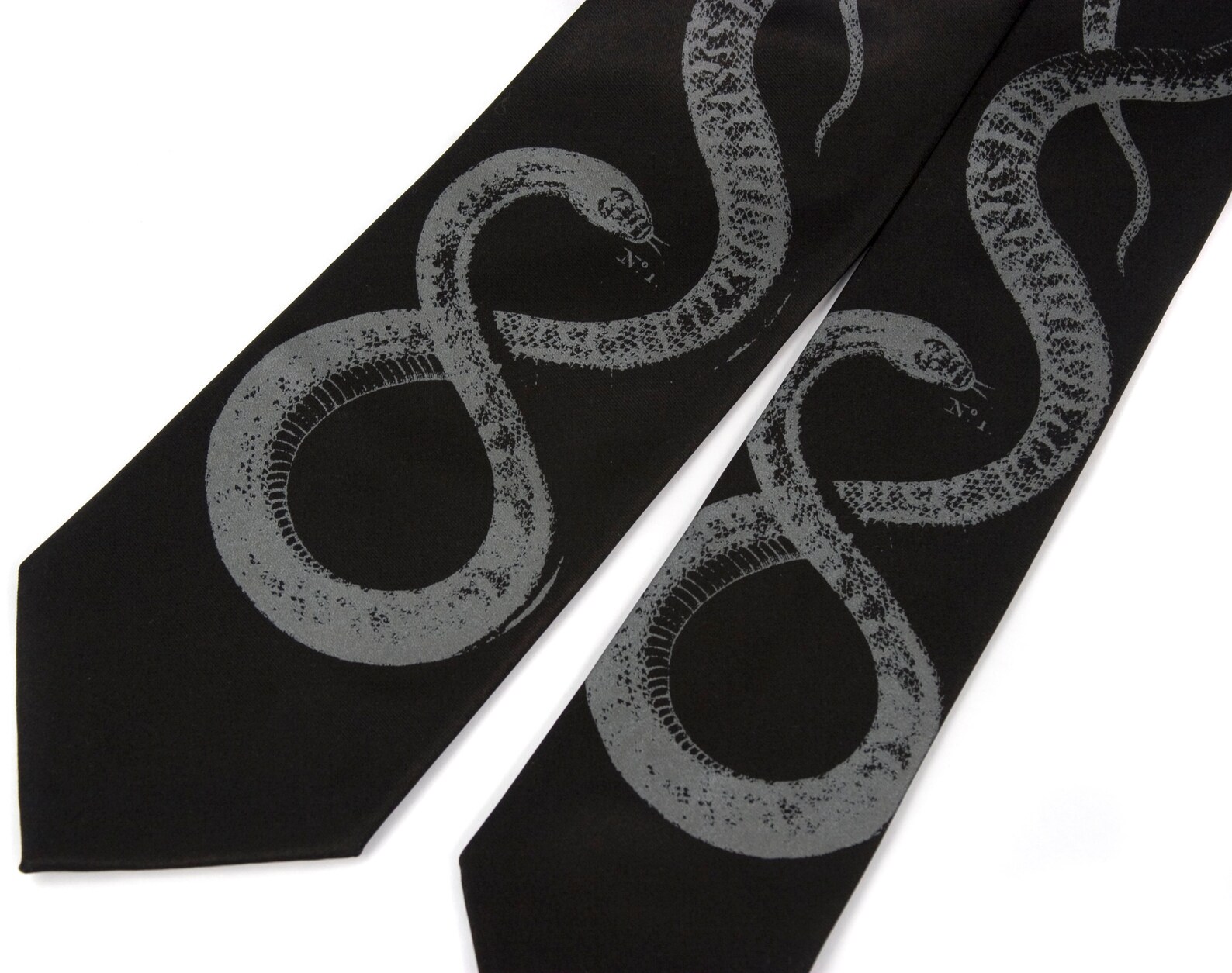 Snake Necktie. Reptile Tie Snake Tie Men's Necktie. Zoology Herpetology ...