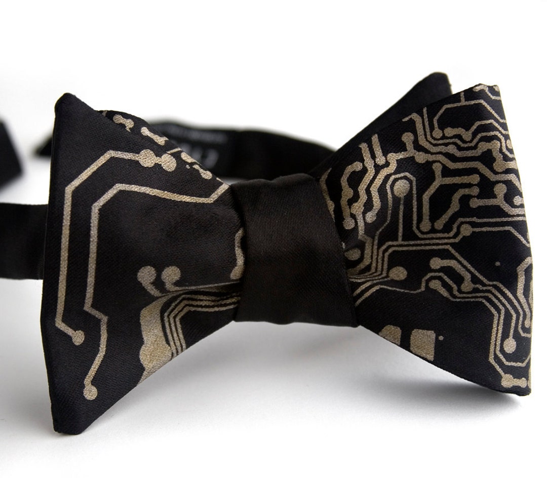 Circuit Board Bow Tie, Self Tie Bow Tie. Computer Science Graduation ...