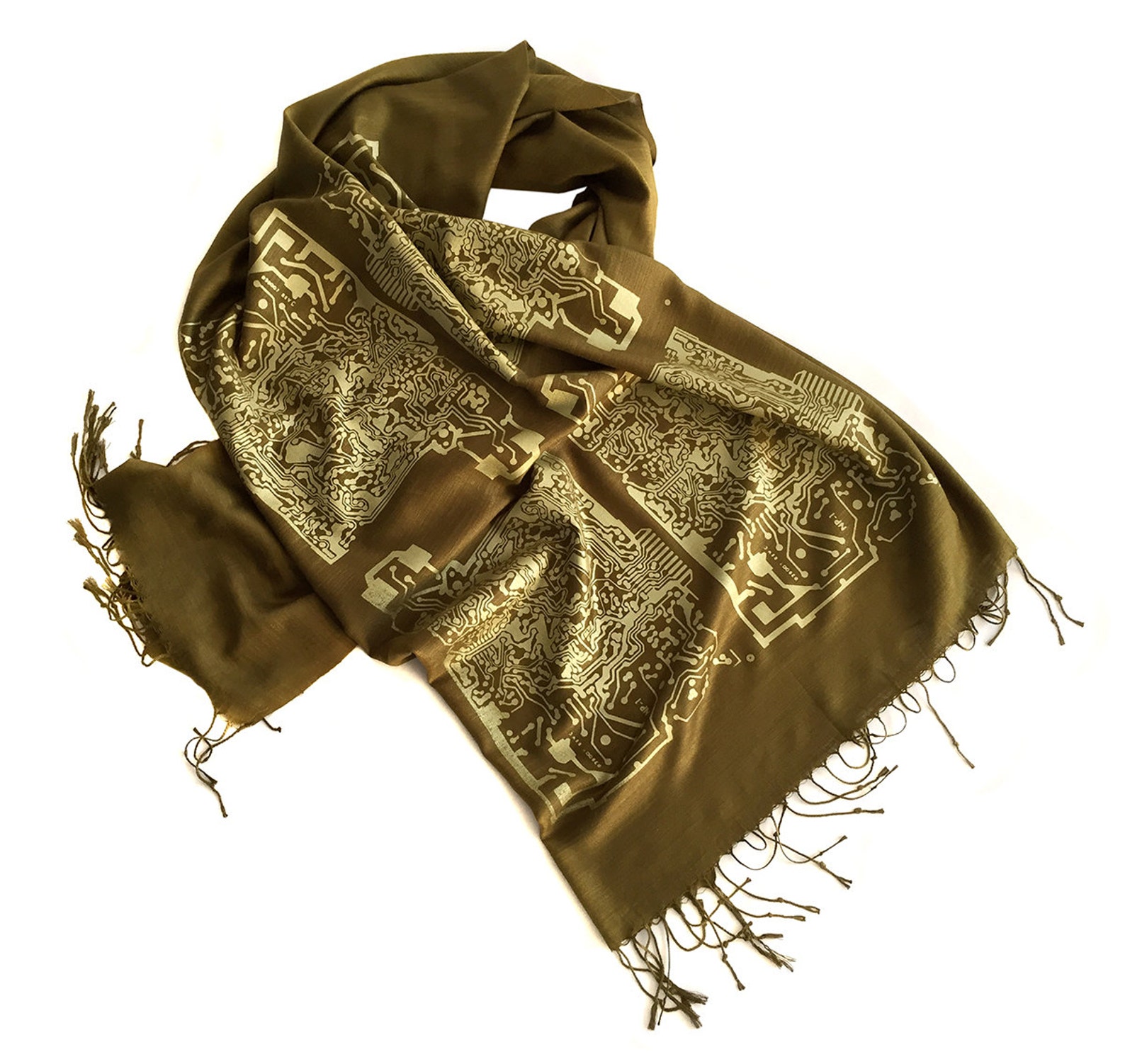 Circuit Board Scarf. Computer Science, Electrical Engineering Gift. for ...