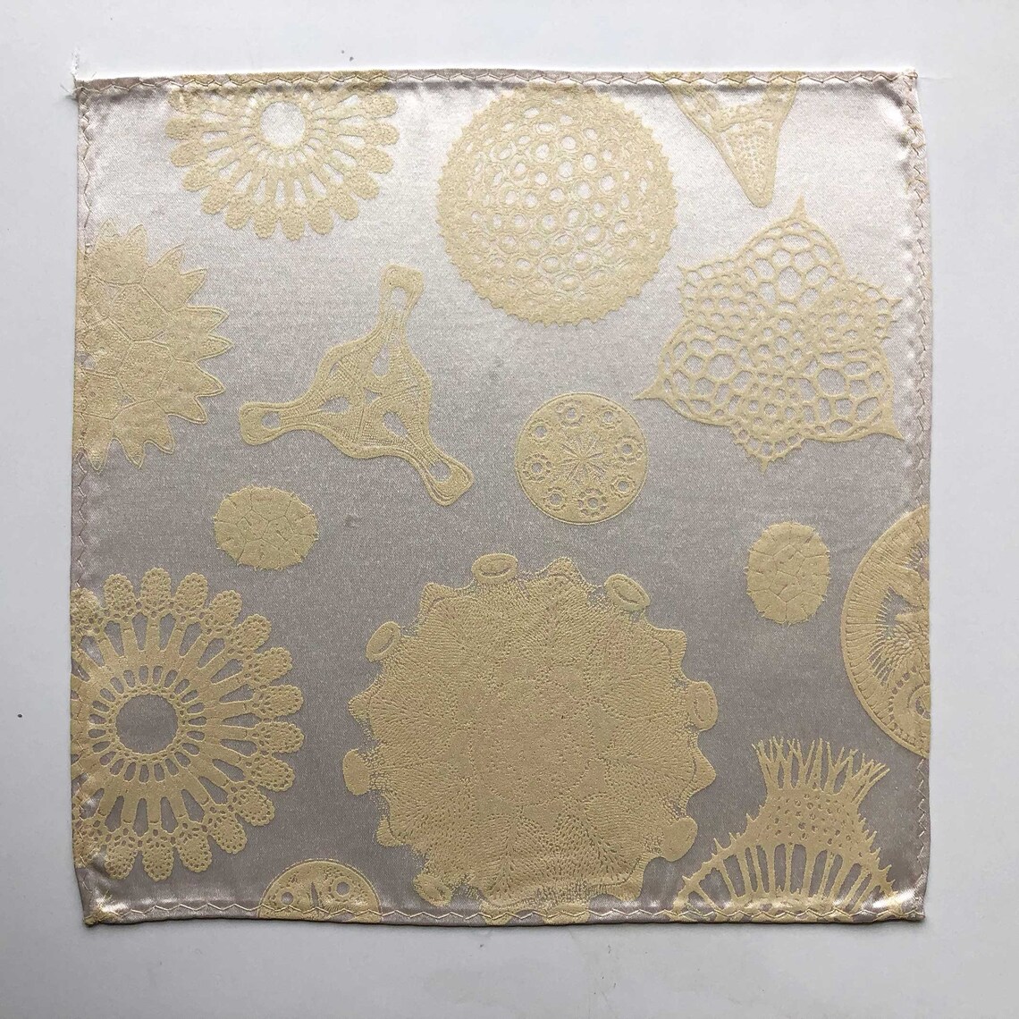 Diatom Pocket Square Diatoms botanical print hanky. Nerd | Etsy