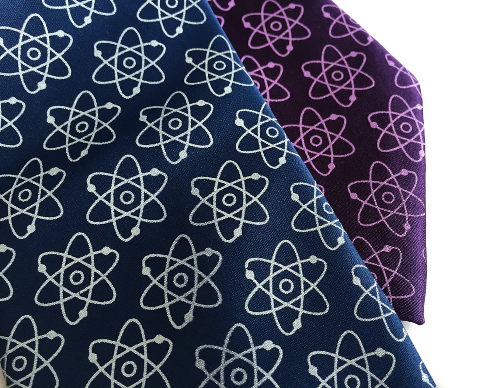 Atom Tie. Atomic Model Men's Necktie Science Teacher | Etsy
