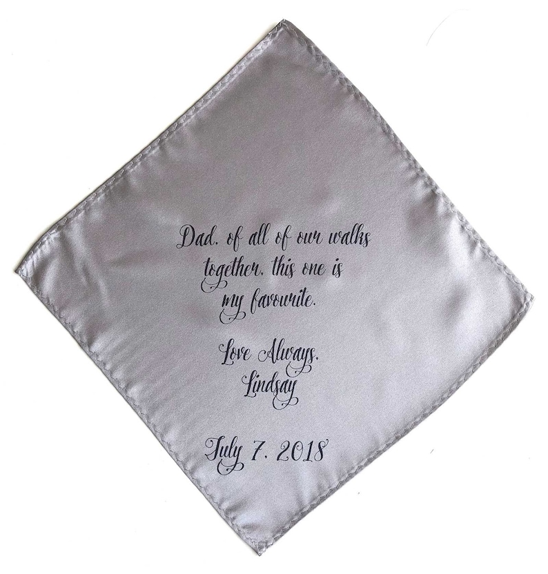 Secret Message Pocket Square. Personalized Pocket Square - Etsy